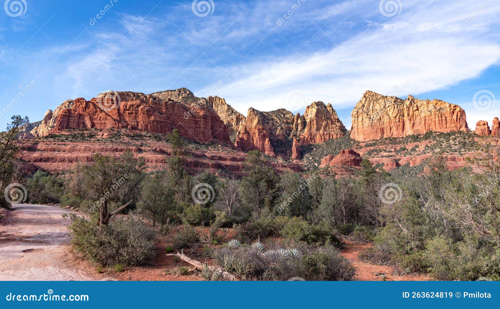 Cliffs of Sedona stock image. Image of sand, national - 263624819
