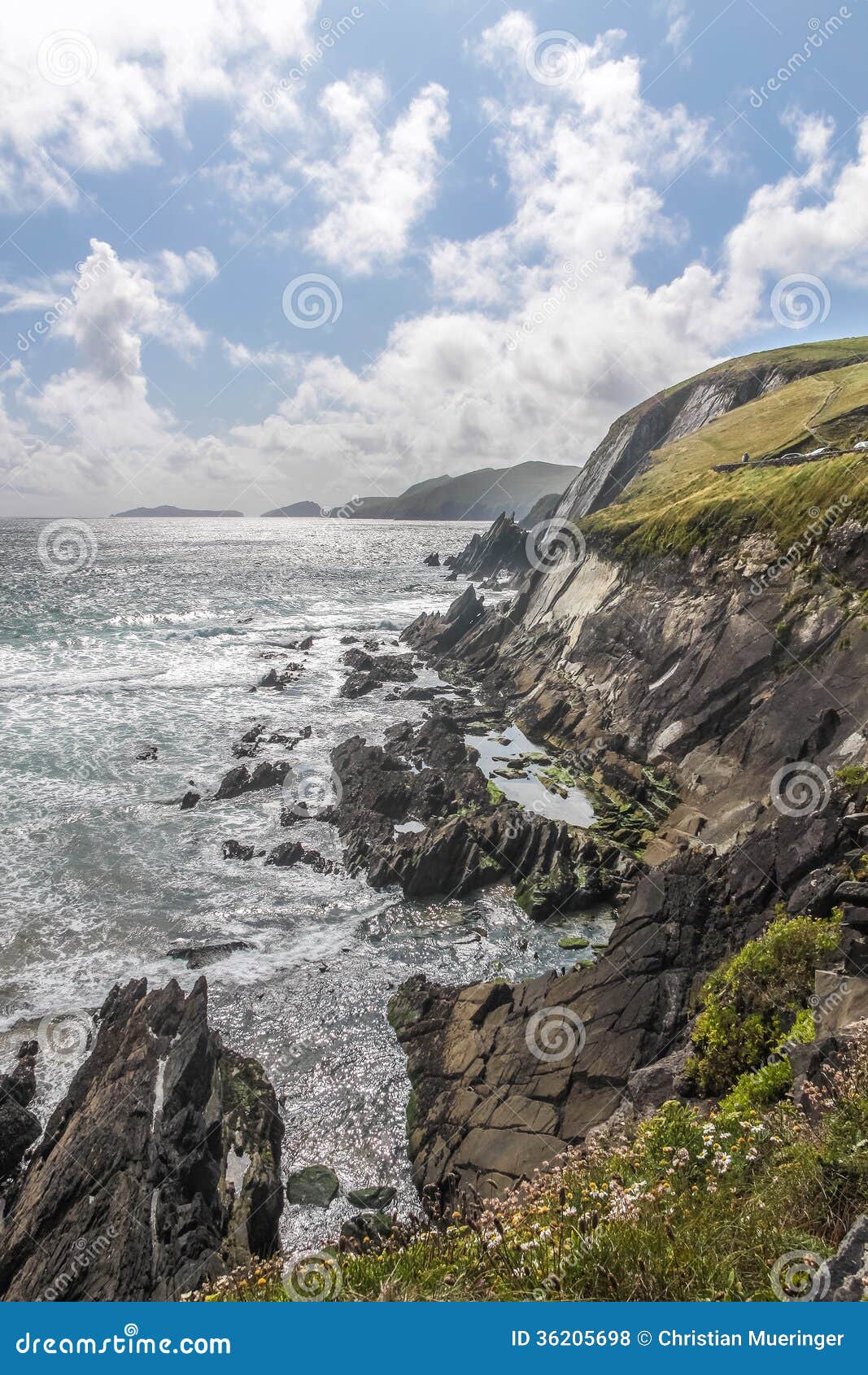 Cliffs at Slea Head stock photo. Image of atlantic, cliff - 36205698