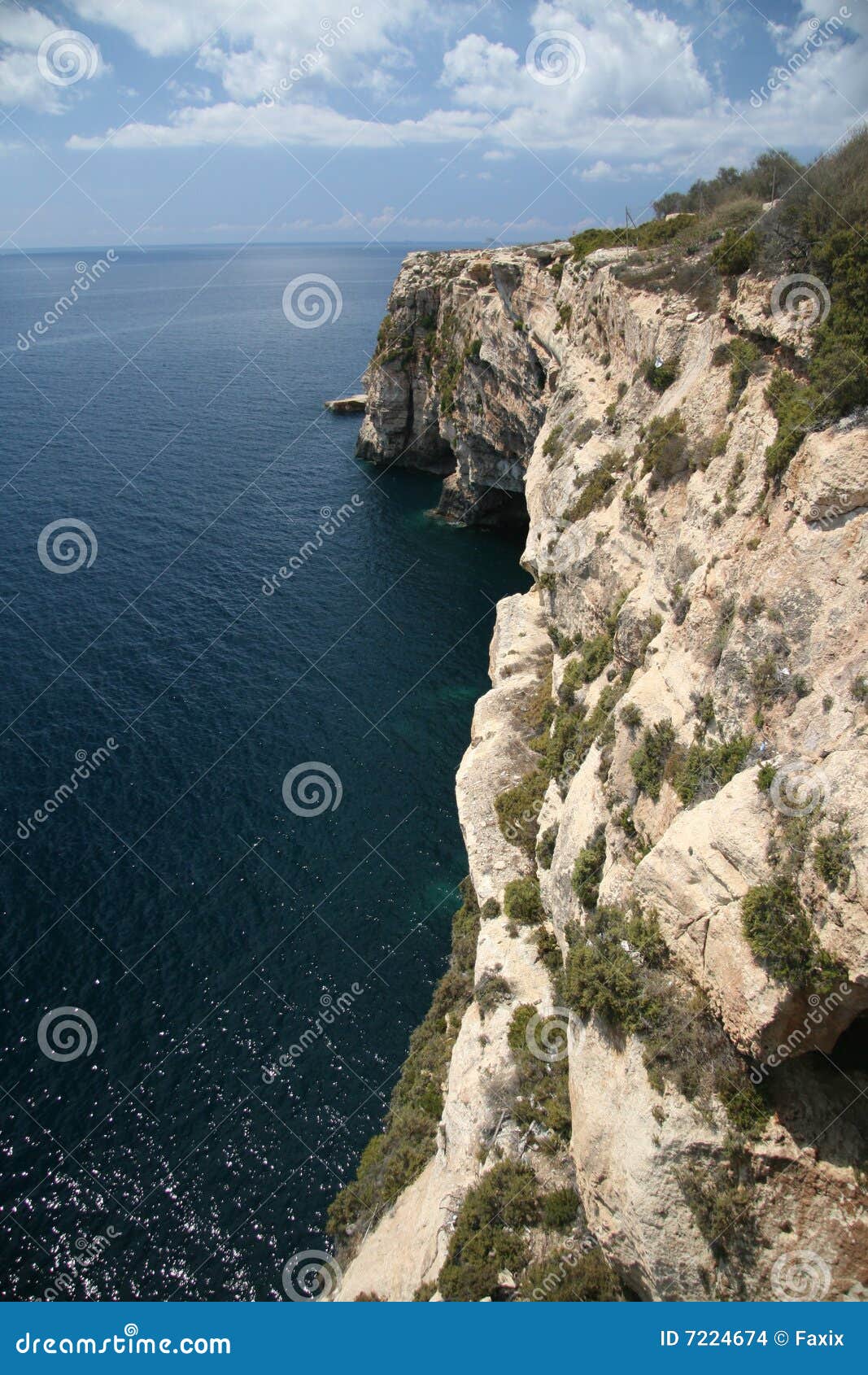 Cliffs - South Point of Malta Stock Photo - Image of cliffs, water: 7224674