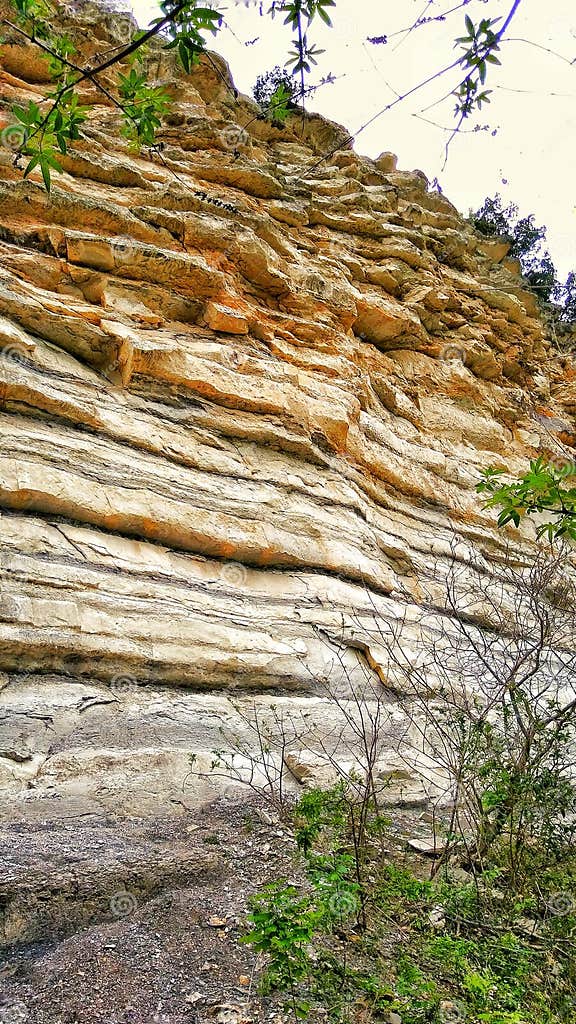 Cliffs of texas stock photo. Image of tree, formation - 178133802