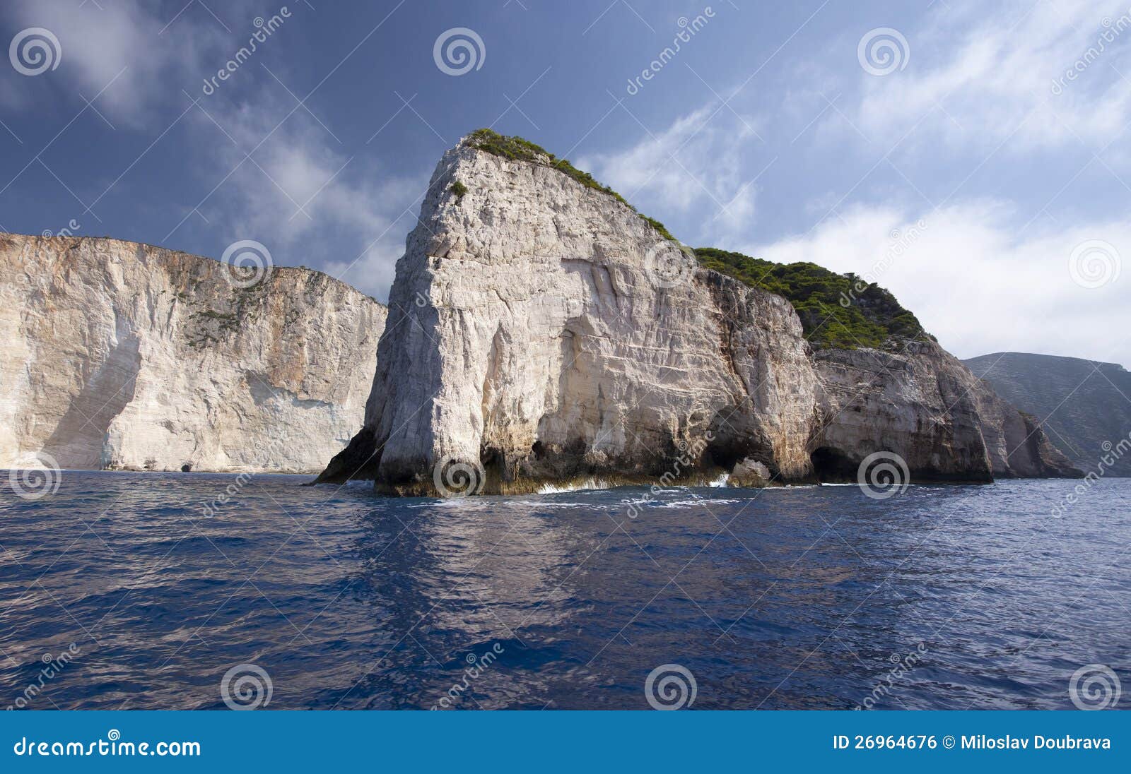 Cliffs of Zakynthos, Greece Stock Photo - Image of mediterranean ...