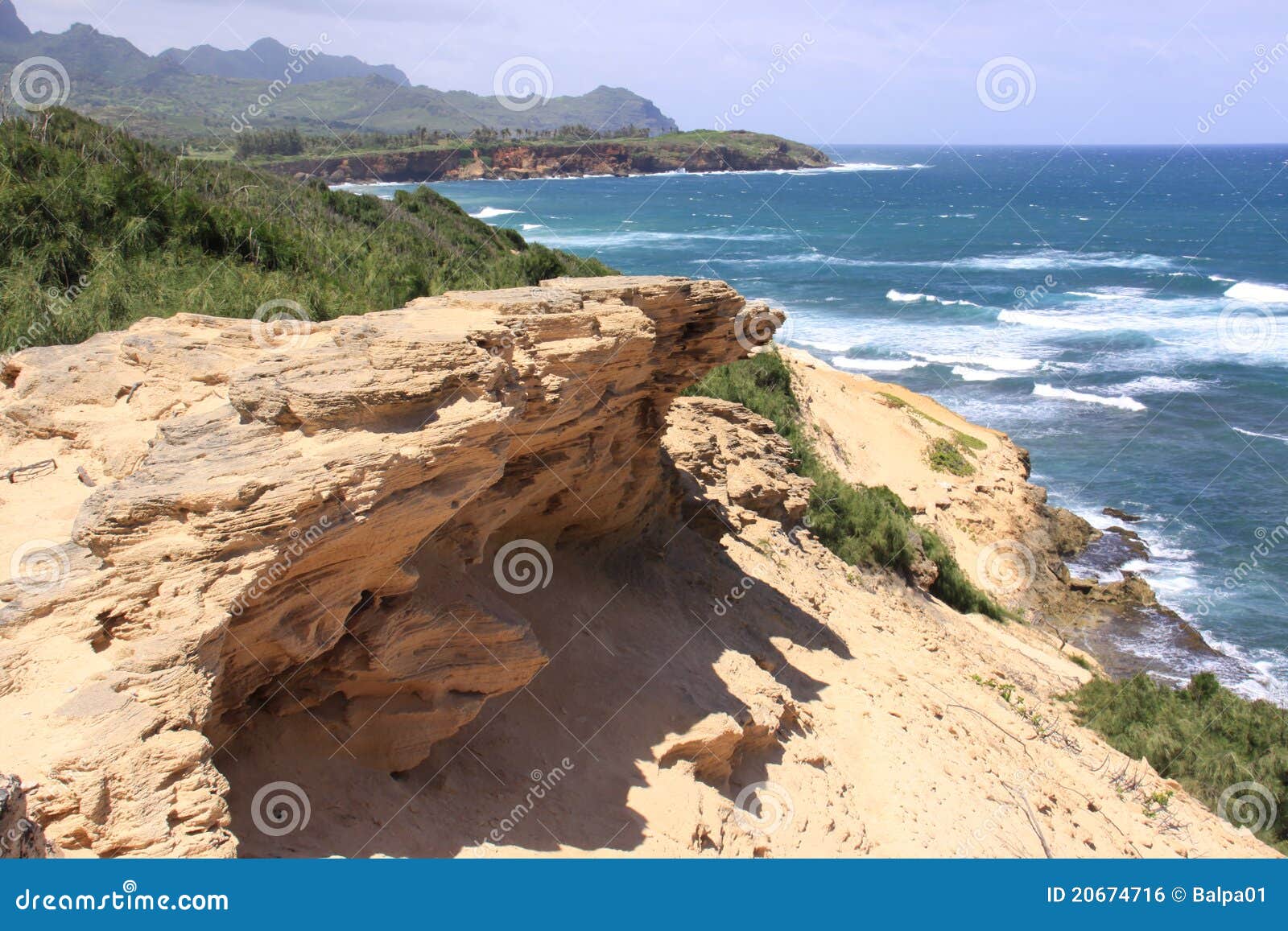 Cliffside Ocean View Royalty Free Stock Image - Image: 20674716