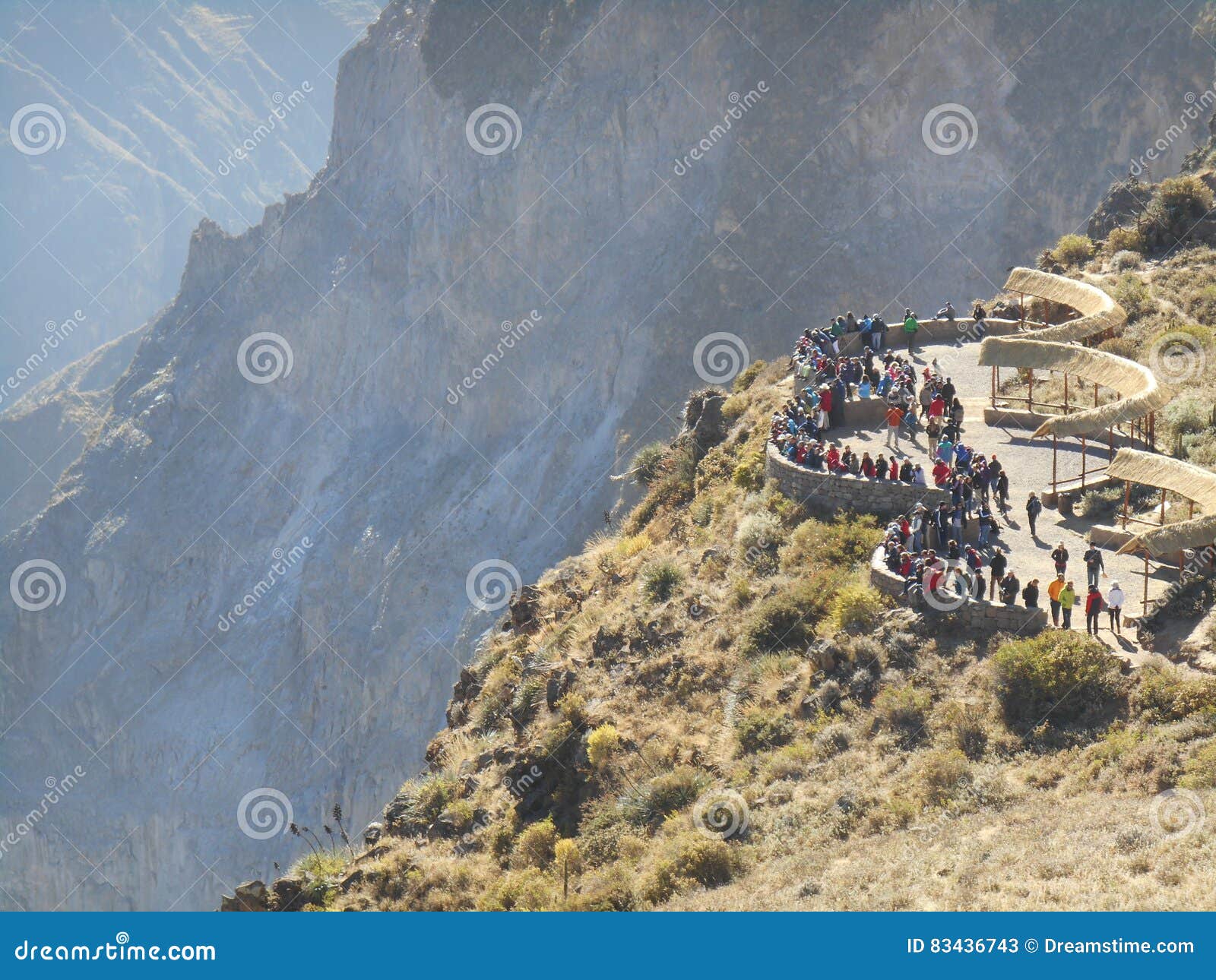 Cliffside Station editorial stock photo. Image of peru - 83436743
