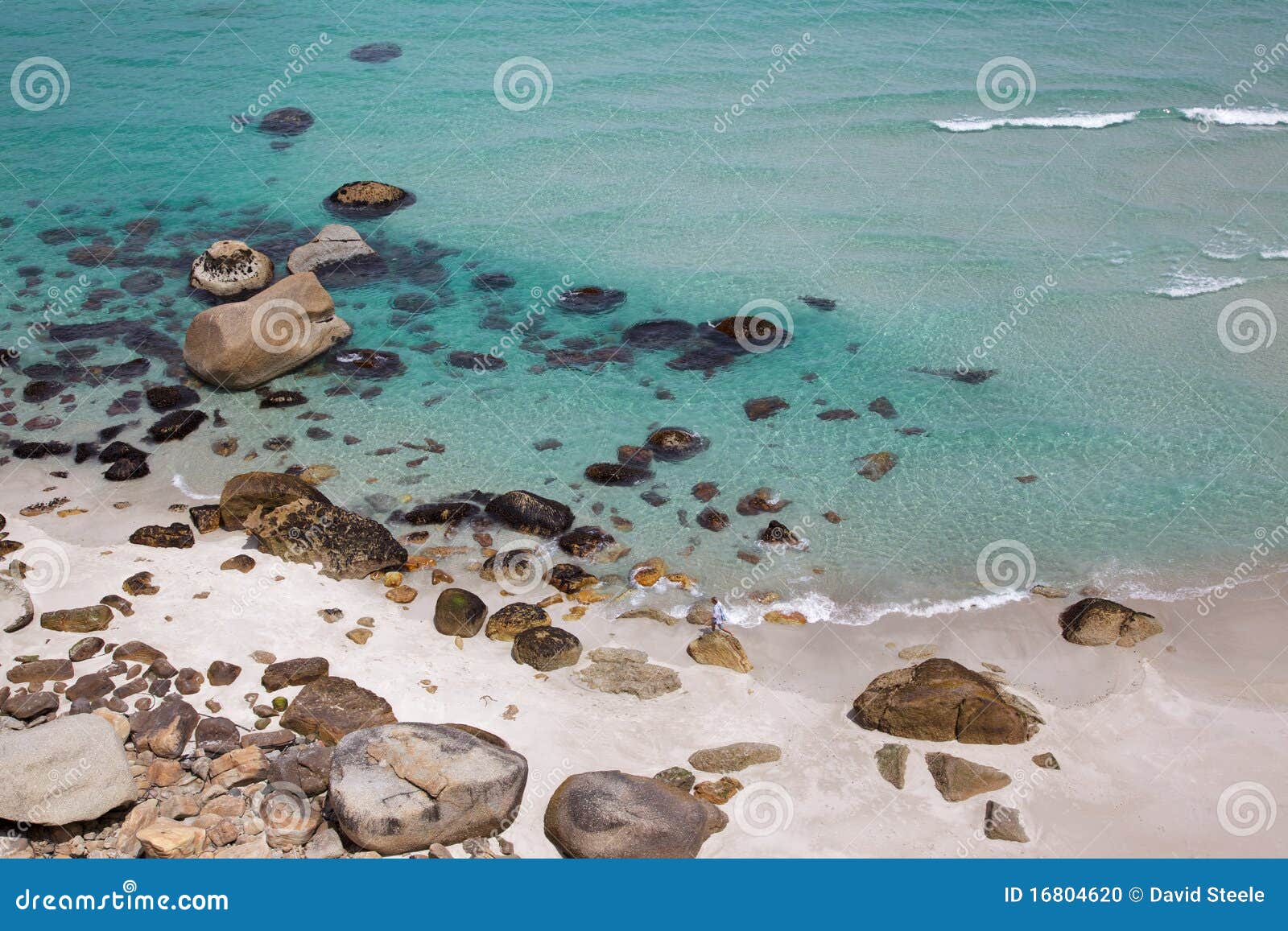 Clifton Beach stock photo. Image of crystal, water, scenic - 16804620