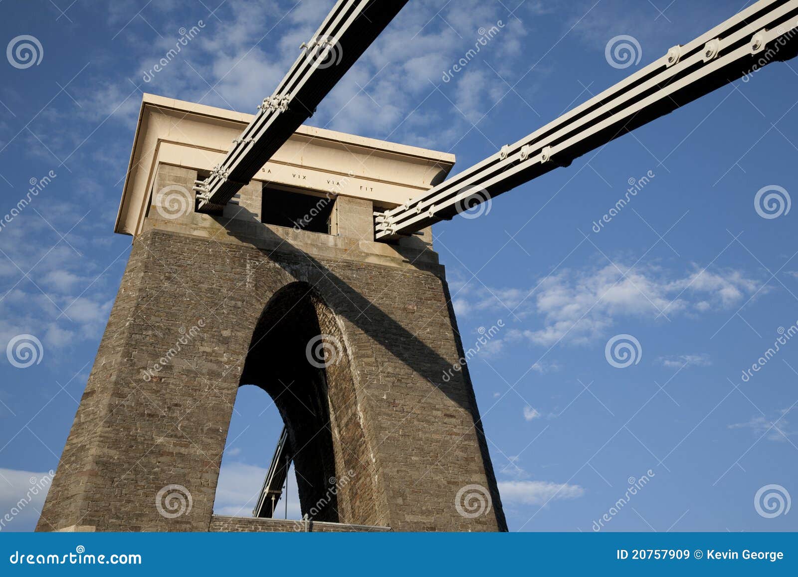 Clifton Suspension Bridge Structure Stock Image - Image of support ...