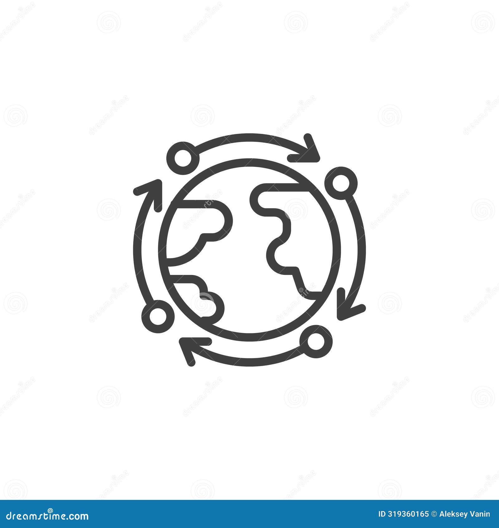 Climate Action Plan Line Icon Stock Vector - Illustration of action ...