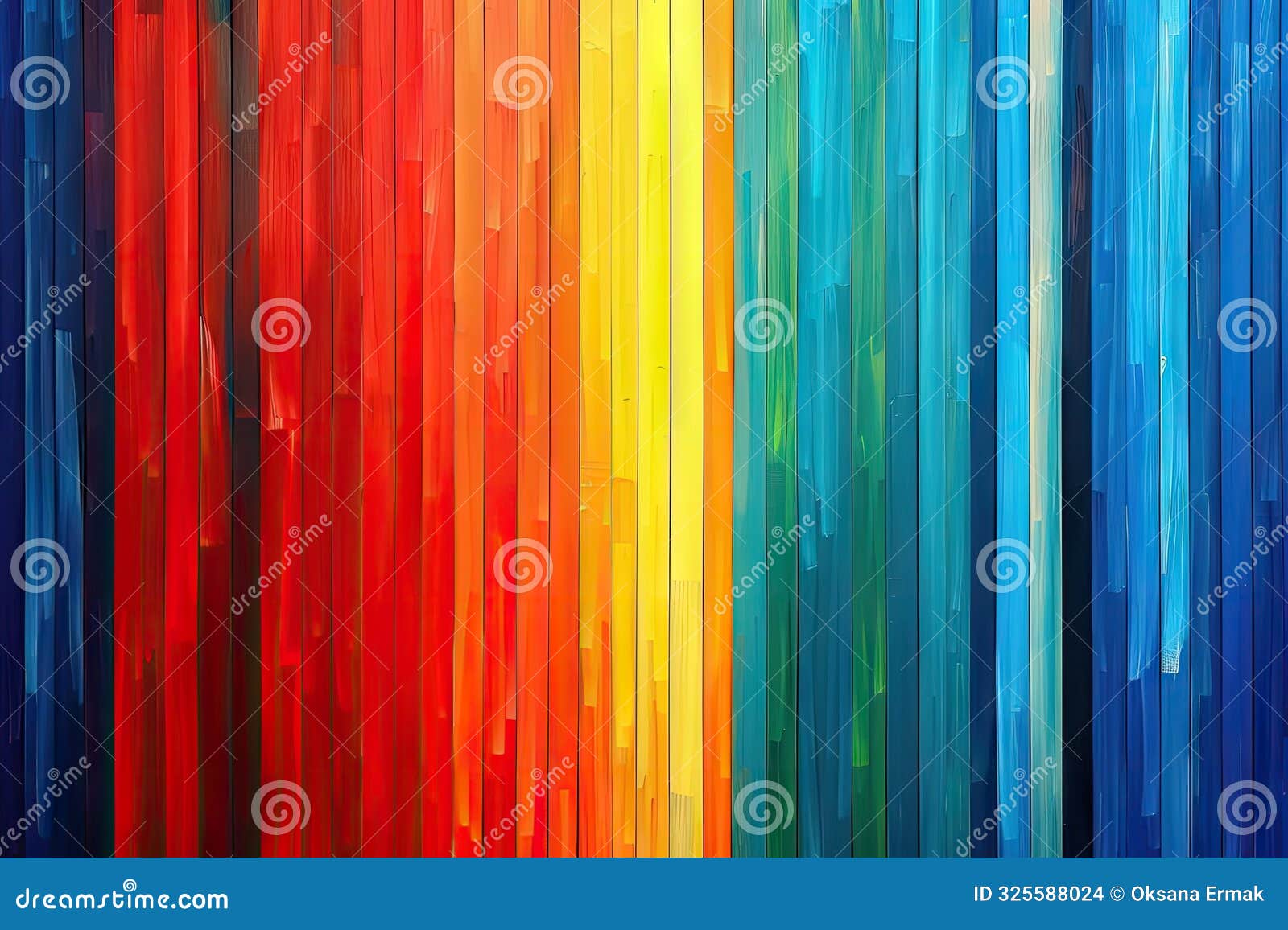 Climate Bands Pattern, Rainbow Texture, Coloured Stripes from Blue To ...