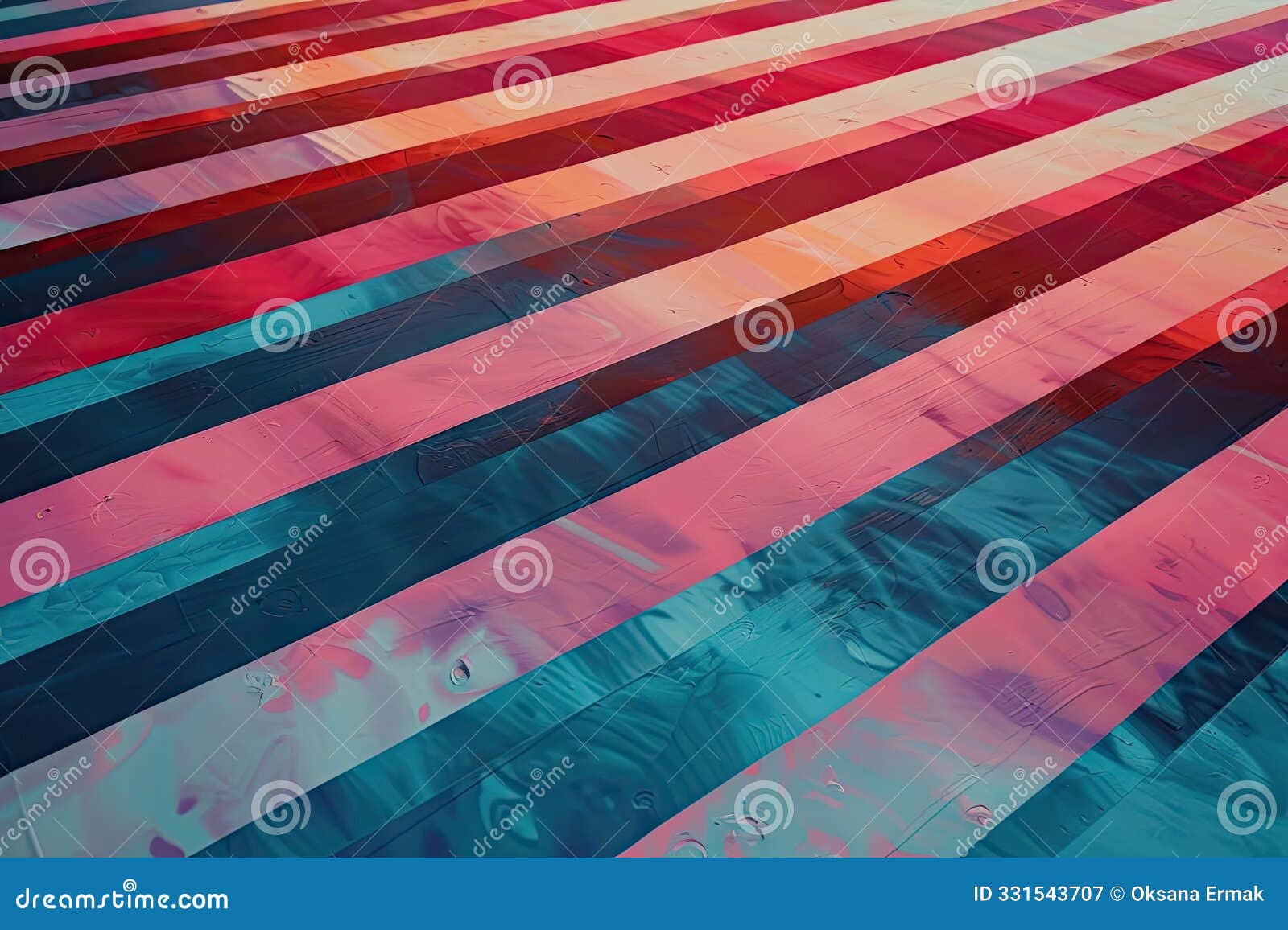 Climate Bands Pattern, Rainbow Texture, Coloured Stripes from Blue To ...