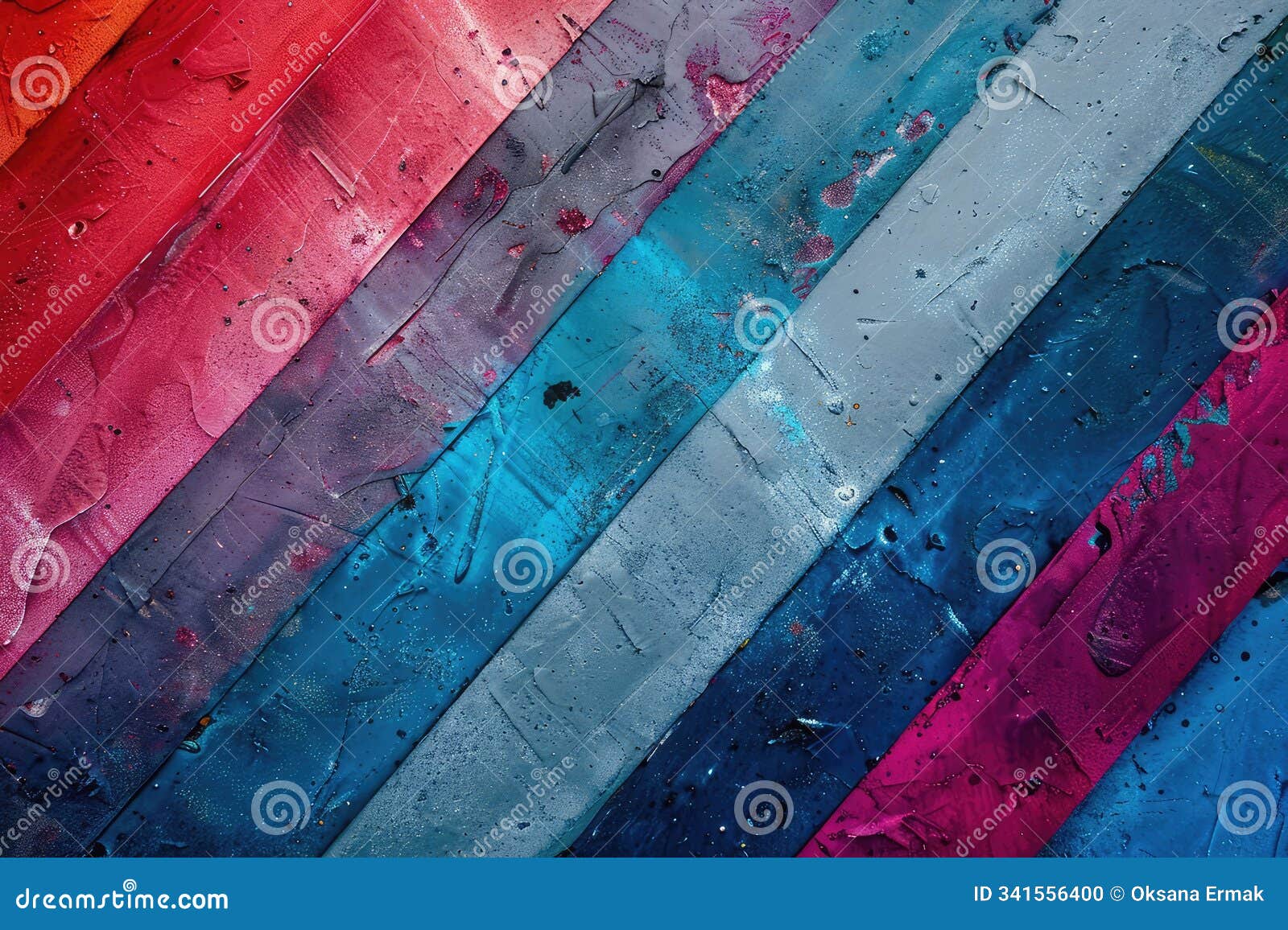 Climate Bands Pattern, Rainbow Texture, Coloured Stripes from Blue To ...