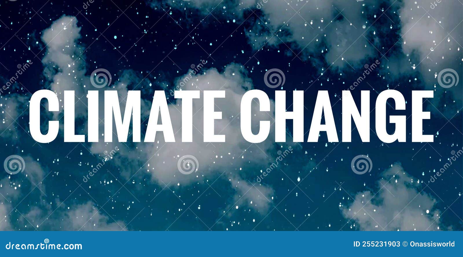 Climate Change Abstract Background Header Stock Illustration ...