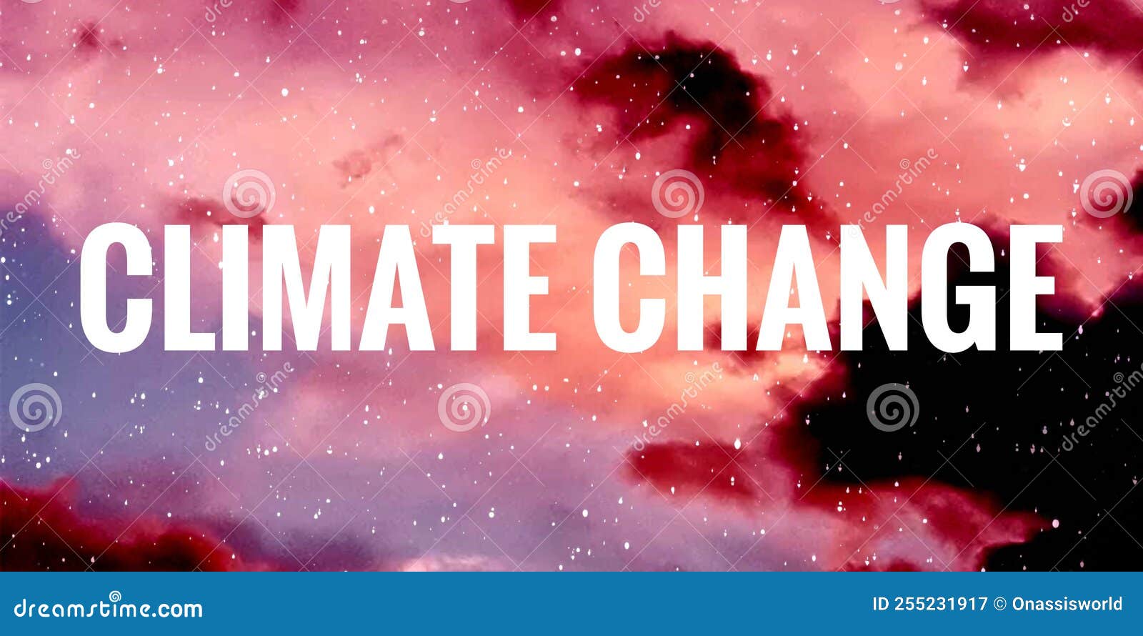 Climate Change Abstract Background Header Stock Illustration ...