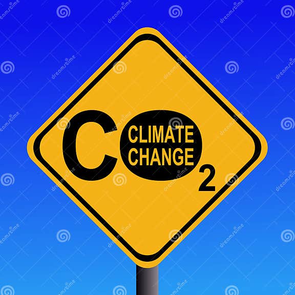 Climate change CO2 sign stock vector. Illustration of emission - 3996182