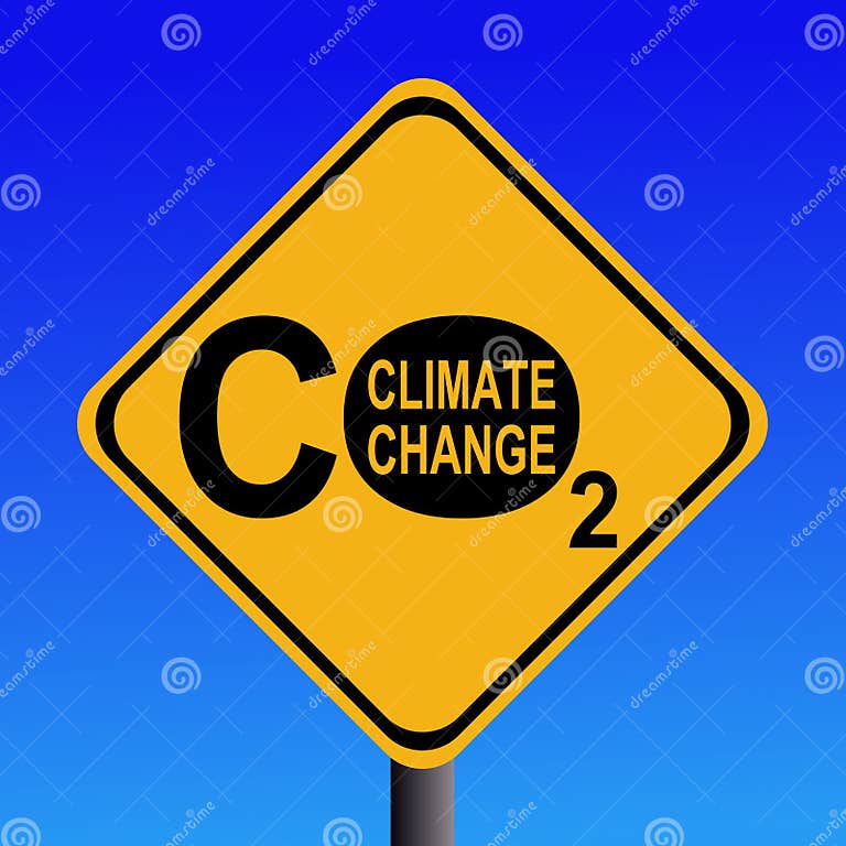 Climate change CO2 sign stock vector. Illustration of emission - 3996182