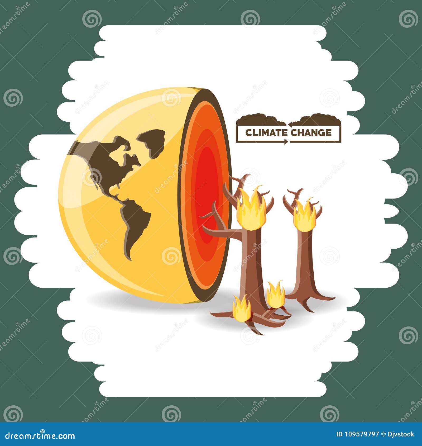 Climate change design stock vector. Illustration of global - 109579797