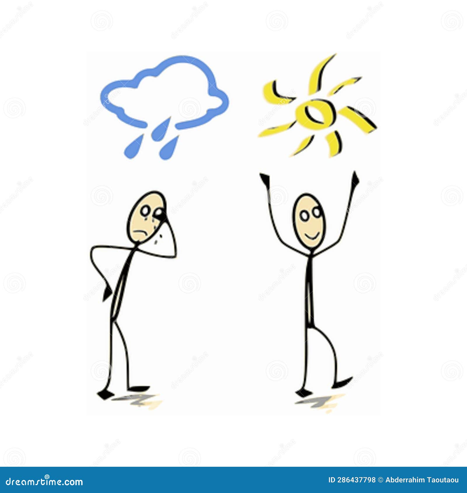 Climate Change Illustration White Background Stock Illustration ...