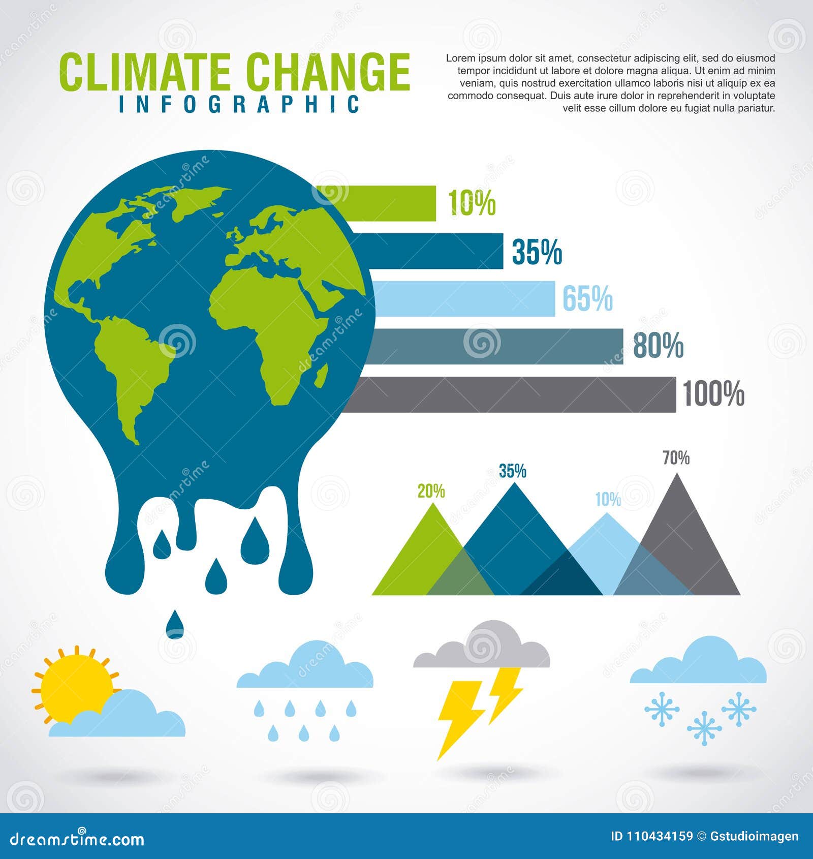 Climate Change Infographic Melted Planet Graphic Chart Stock Vector ... Climate Change Infographic Melted Planet Graphic Chart Stock Vector ...