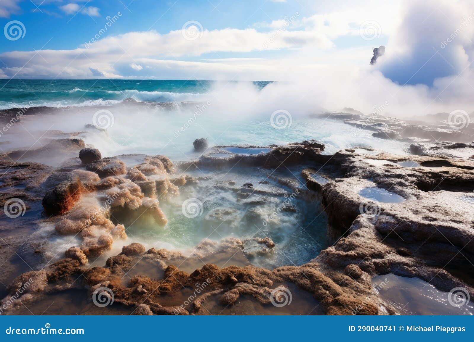 Climate Change Leads To Boiling Oceans Stock Illustration ...