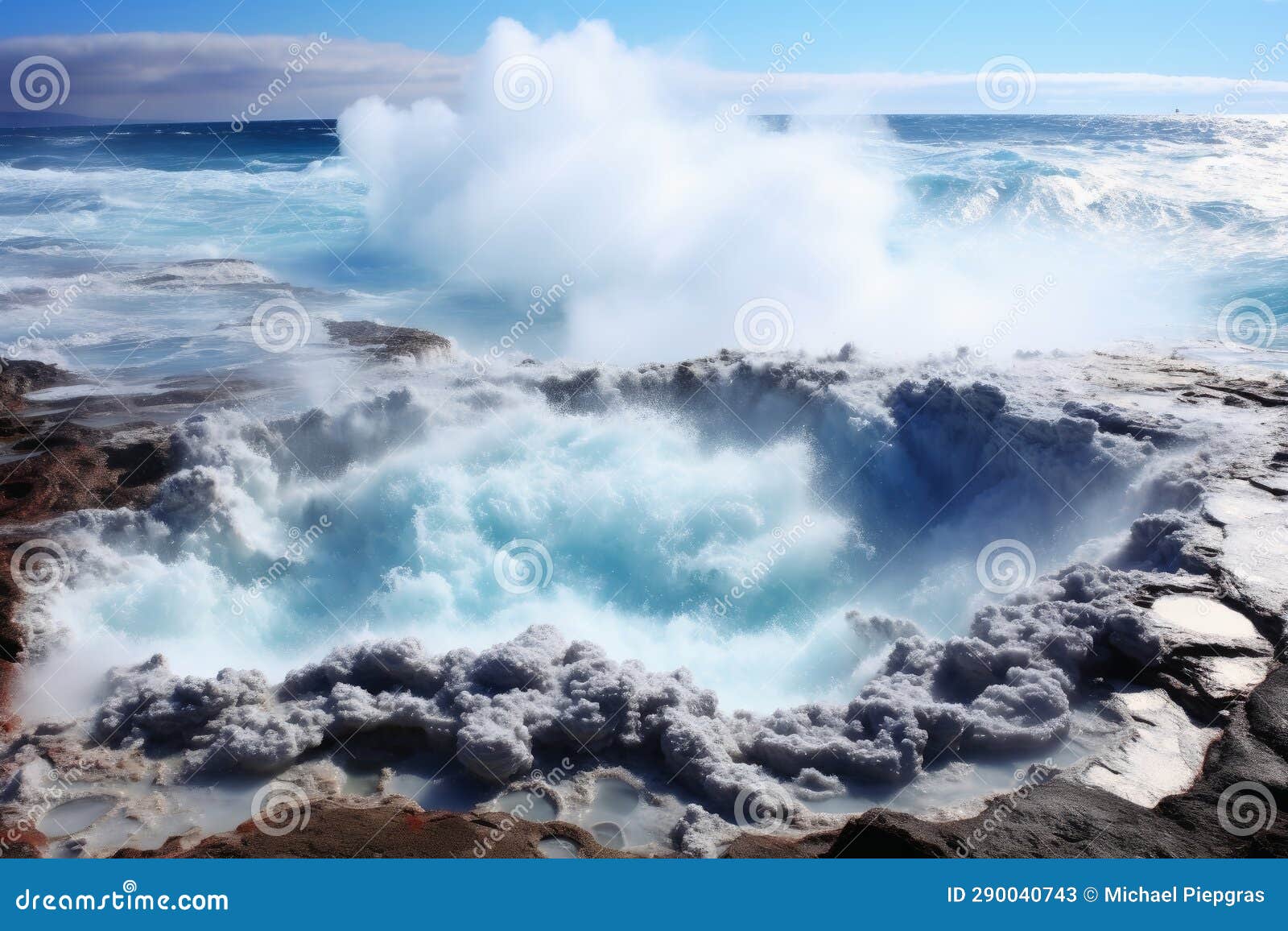 Climate Change Leads To Boiling Oceans Stock Image - Image of ...