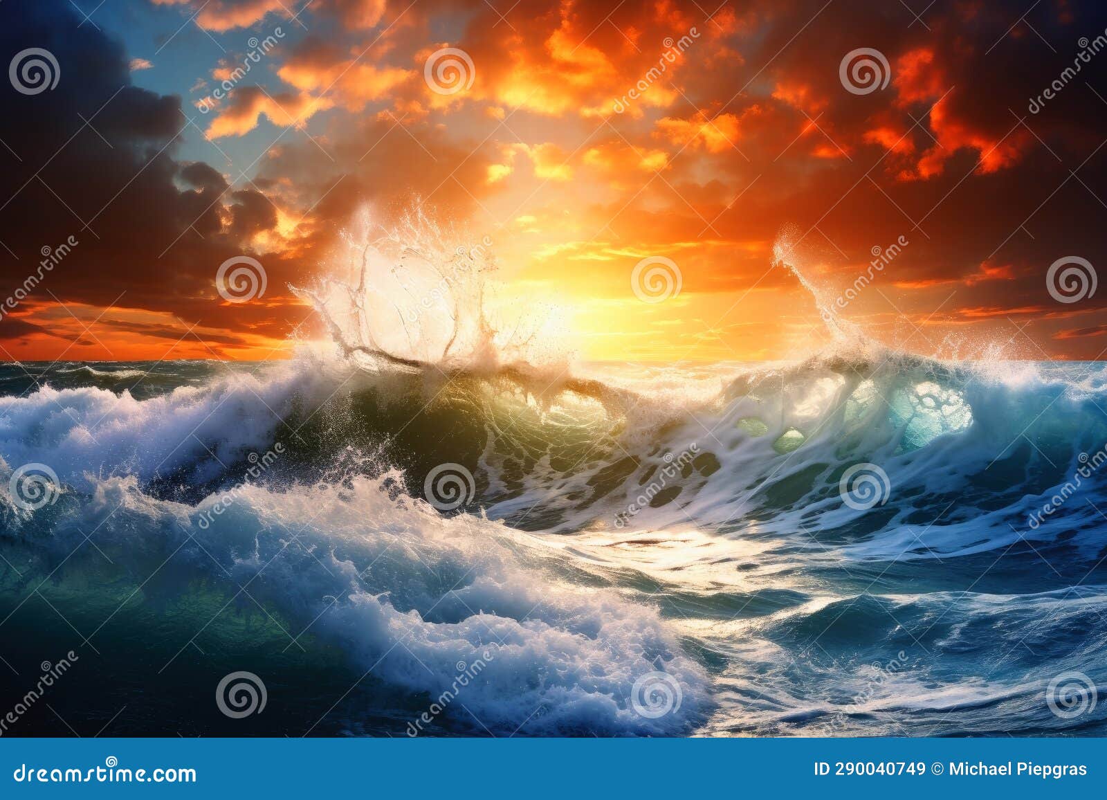 Climate Change Leads To Boiling Oceans Stock Illustration ...