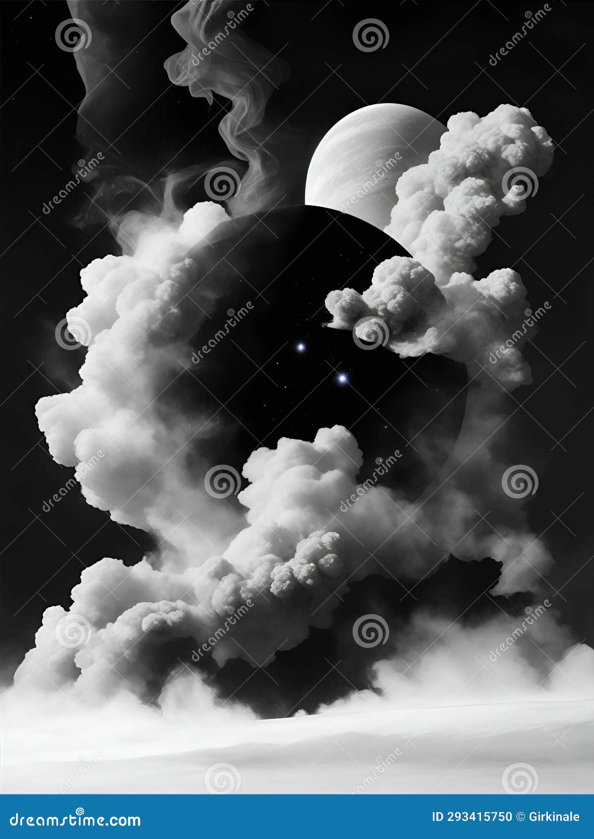 Climate Change And Space Explodes, Smoke Comes Out Of It, With Planets ... Climate Change And Space Explodes, Smoke Comes Out Of It, With Planets ...