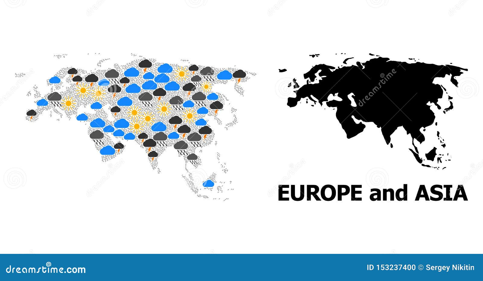 Asia Climate Zones Map, Vector Geographic Infographics | CartoonDealer ...