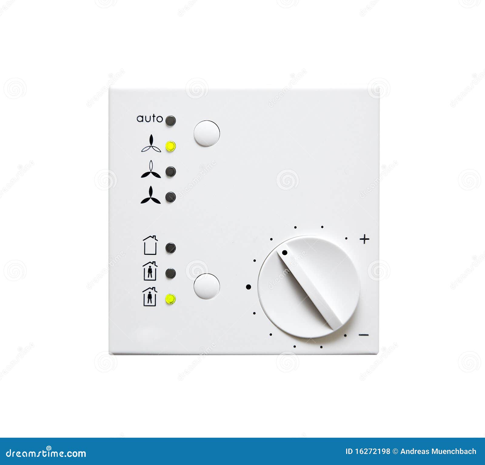 Climate Control Indicator In An Office Building With A Touch Screen ...