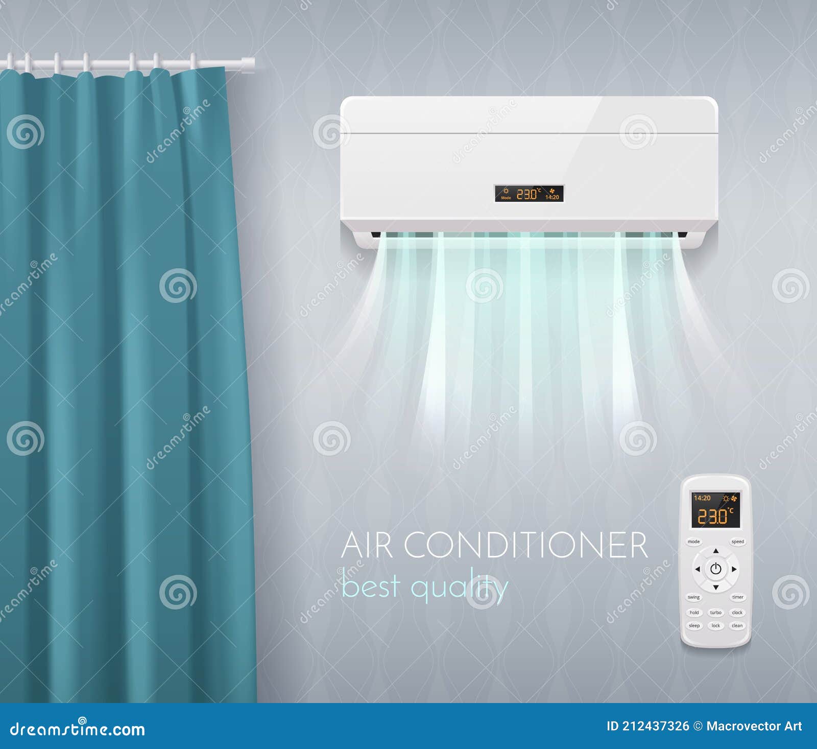 Climate Control Poster stock vector. Illustration of poster - 212437326