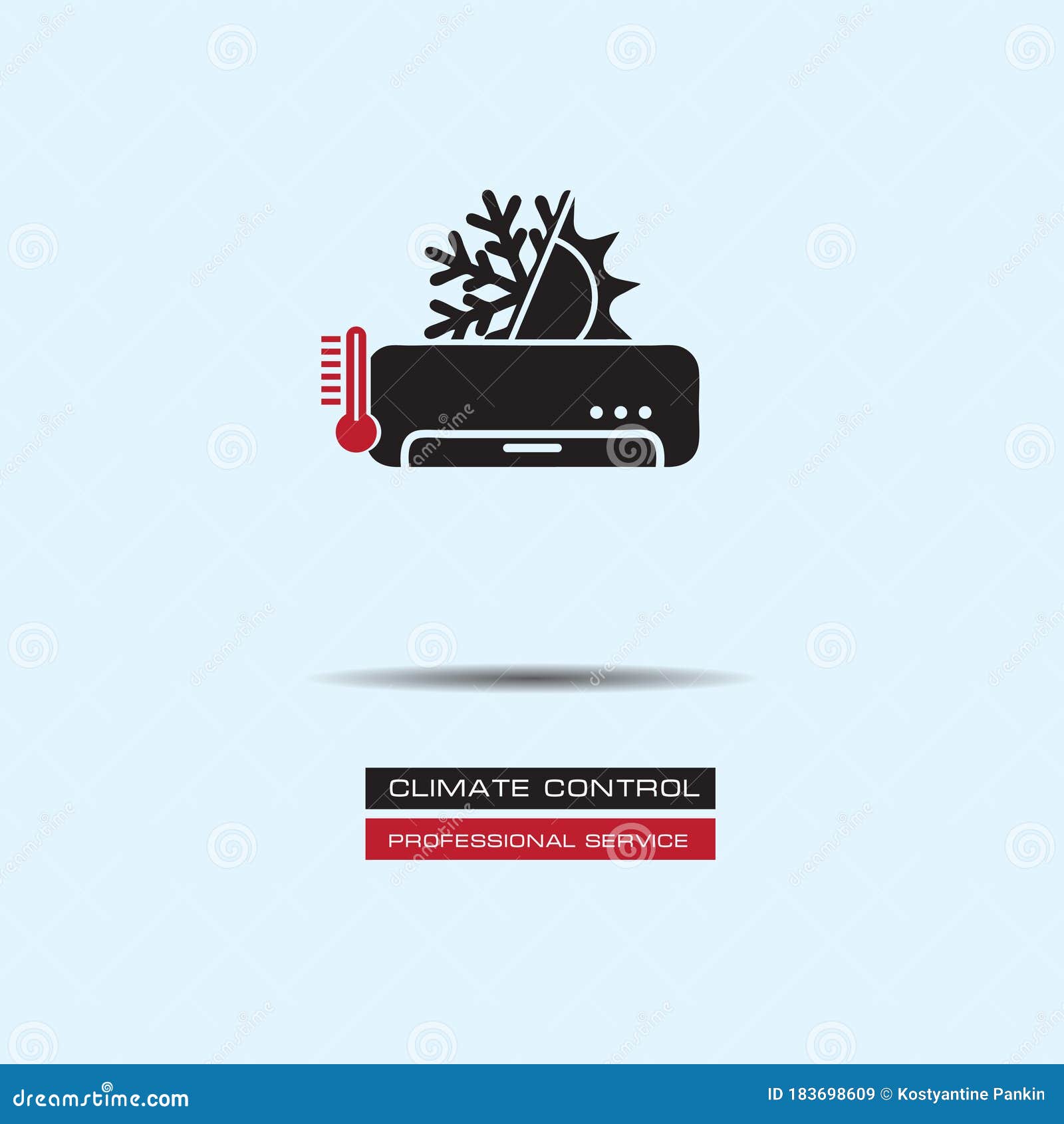 Climate control poster stock vector. Illustration of serve - 183698609