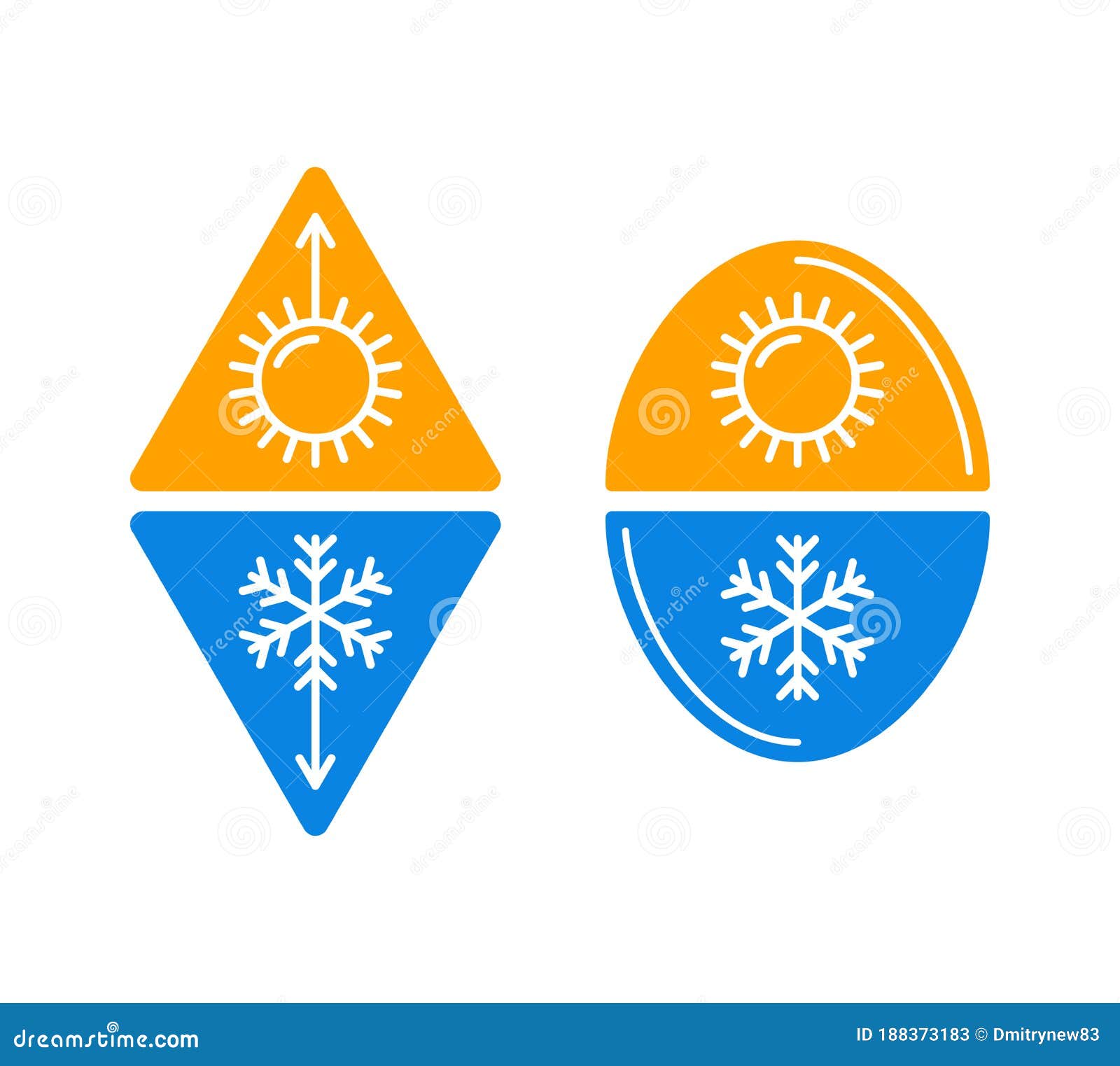 Climate Control or Weather Change Stock Vector - Illustration of ...