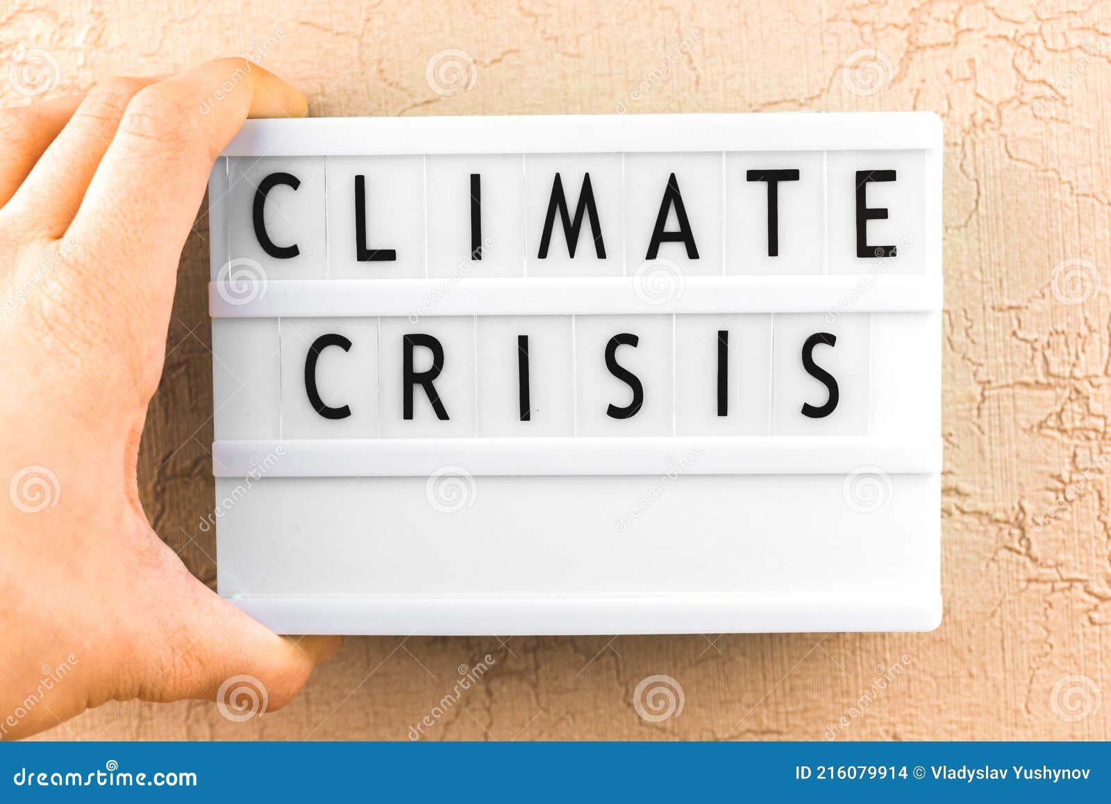 Climate Crisis Text Message, Climate Changes Concept Background with ...