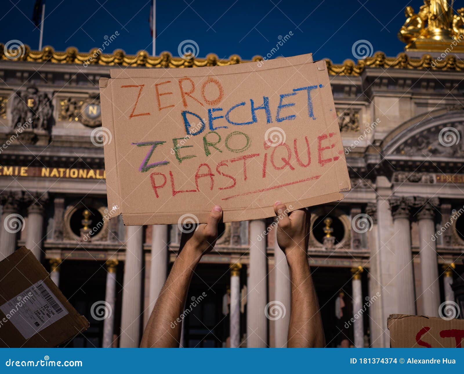 Climate Demonstration in Paris Editorial Stock Image - Image of ...