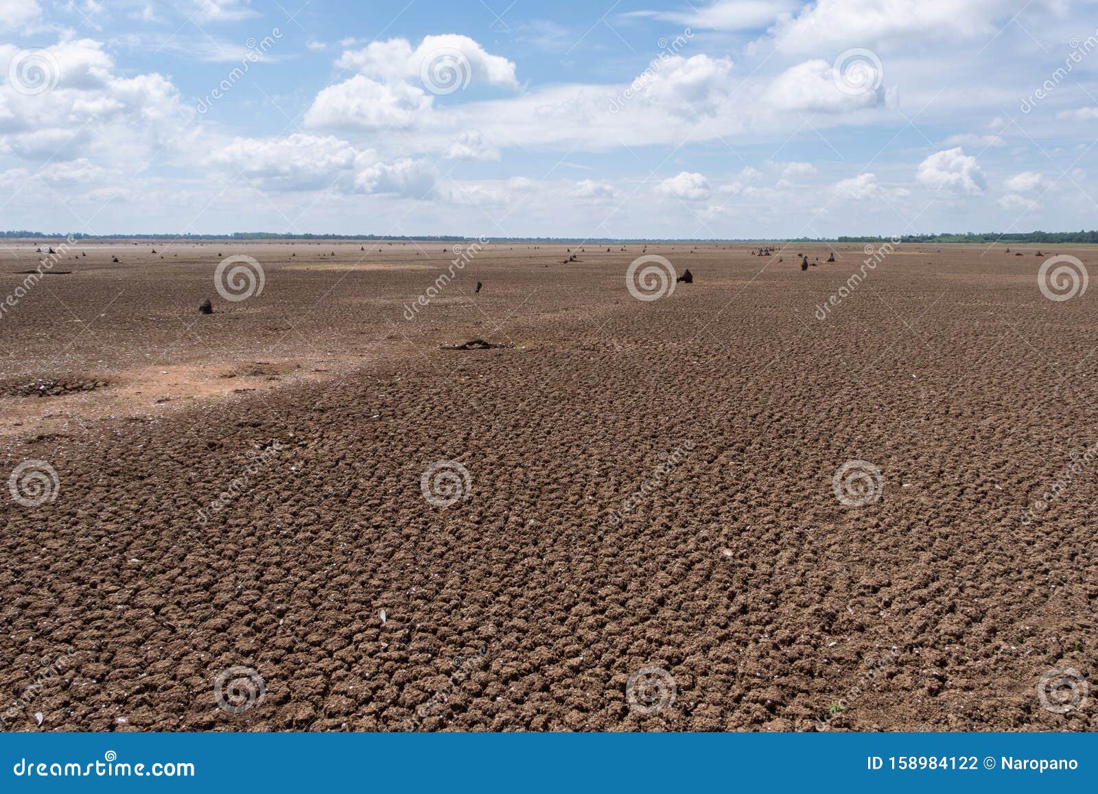 Climate Drought, Terrain Cracked Soil In Hot Weather Royalty-Free Stock ...