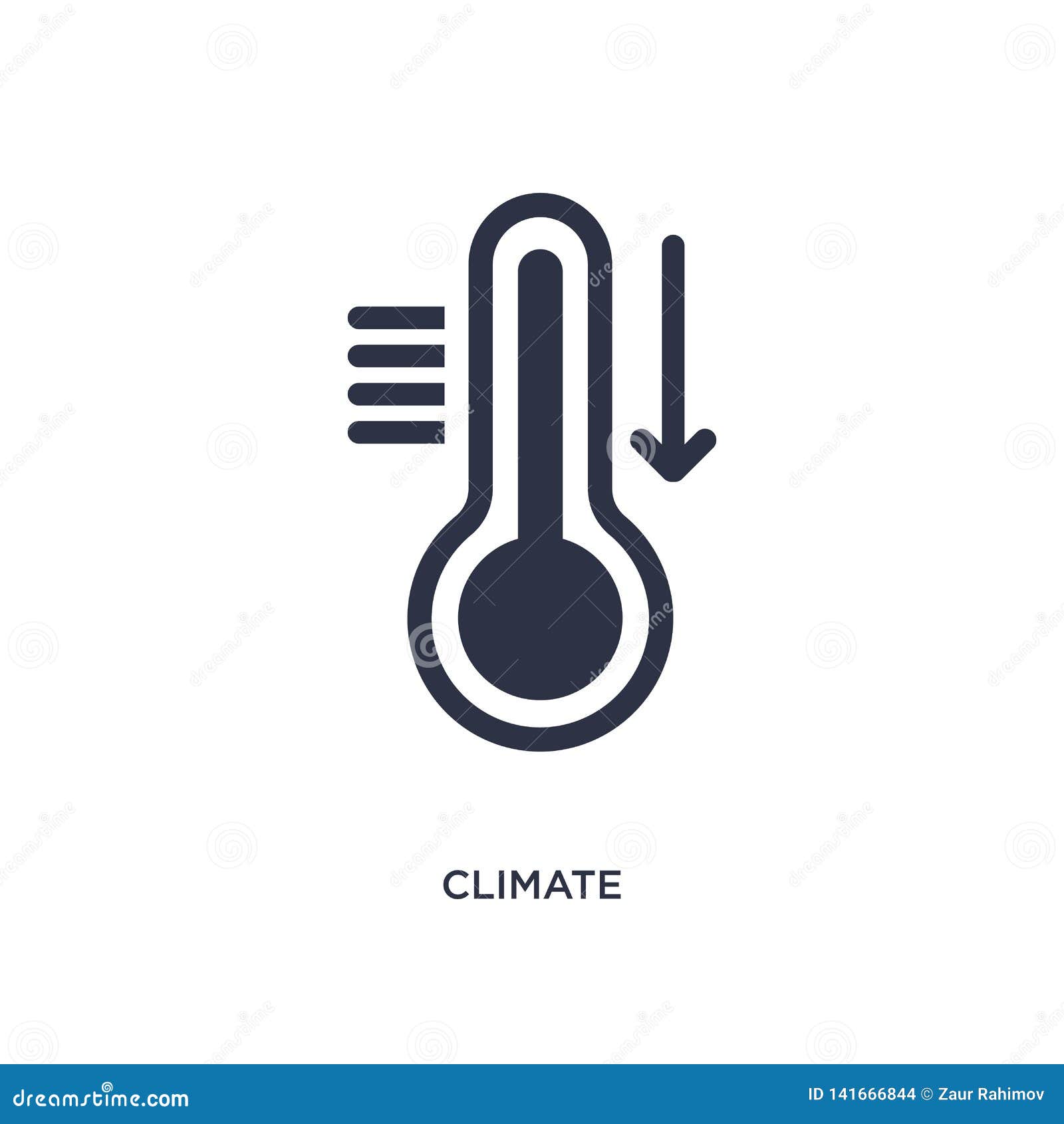 Climate Icon on White Background. Simple Element Illustration from ...