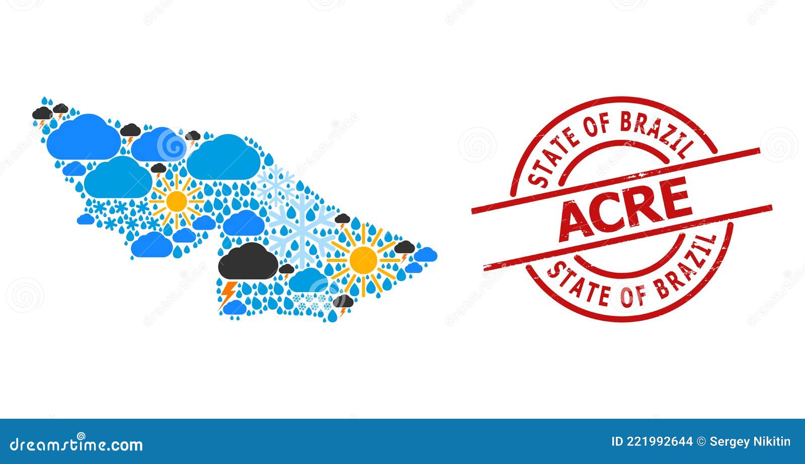 Map Of Acre Cartoon Vector | CartoonDealer.com #91960269