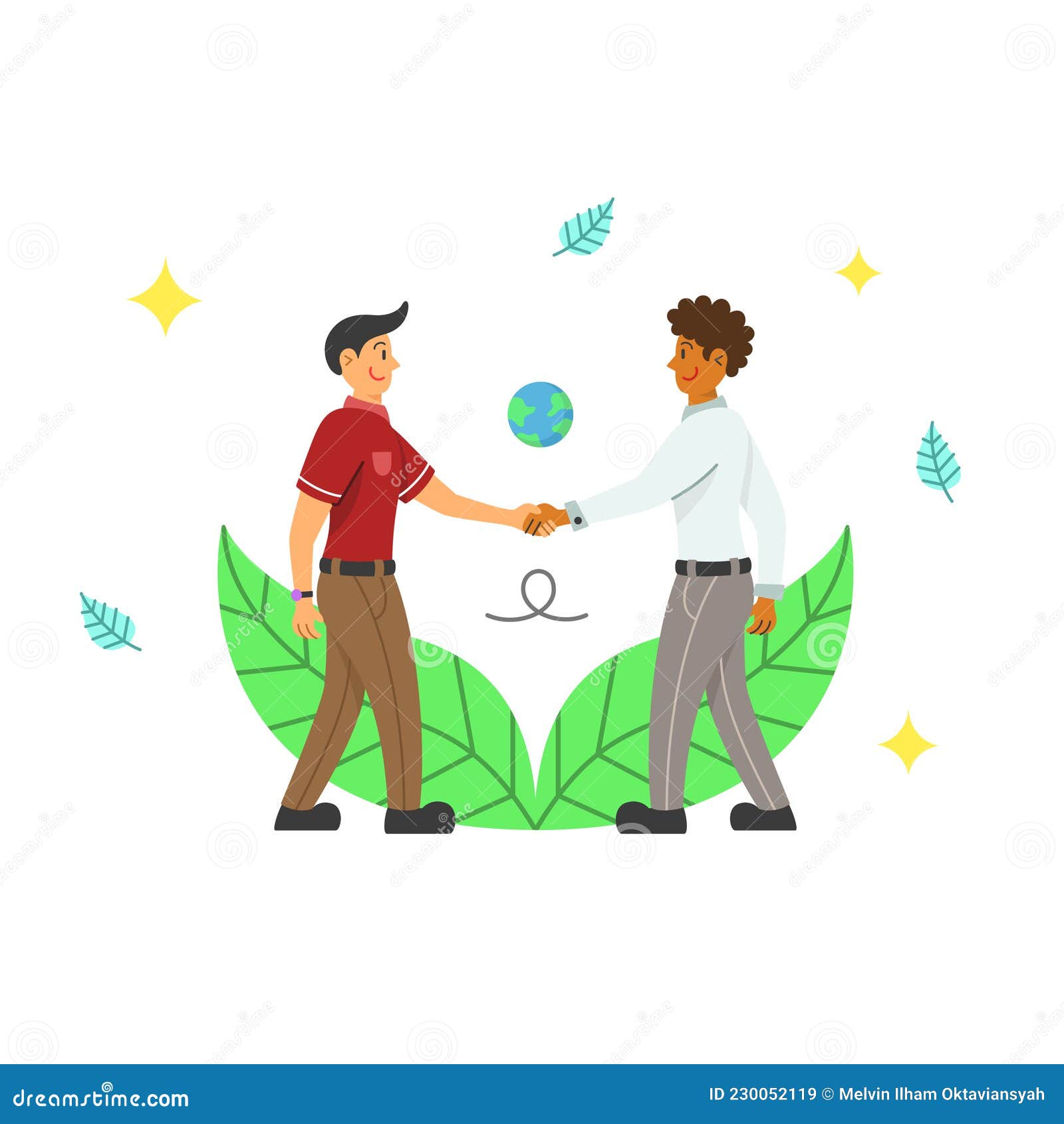 Climate Pledge Vector Illustration for Climate Theme Stock Vector ...