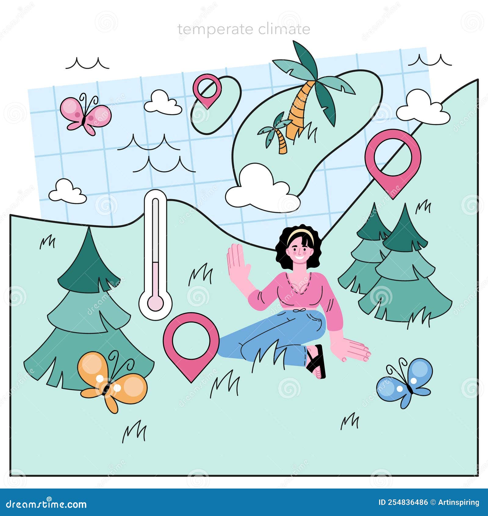 Climatologist Concept. Studying Factors that Influence Weather Stock ...