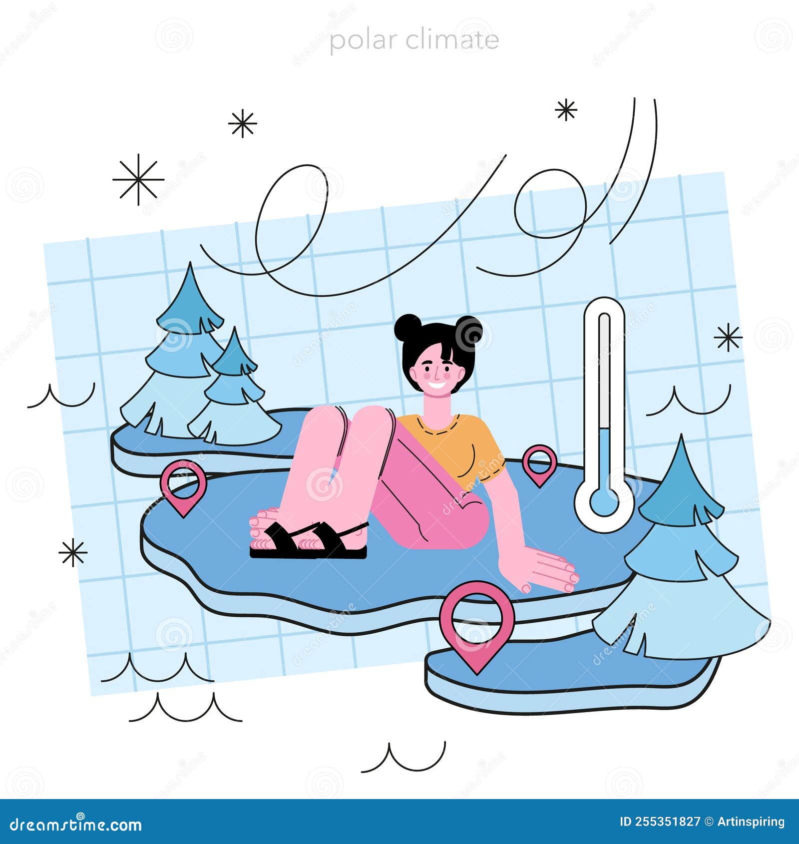 Climatologist Concept. Studying Factors that Influence Weather Stock ...