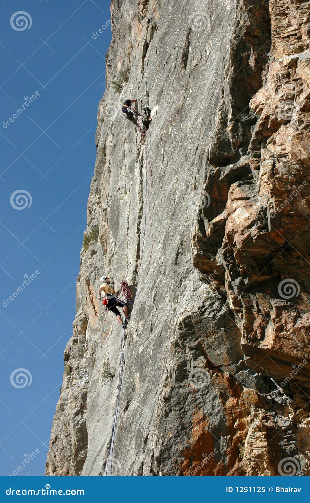 The climb stock image. Image of altitude, climbing, expedition - 1251125