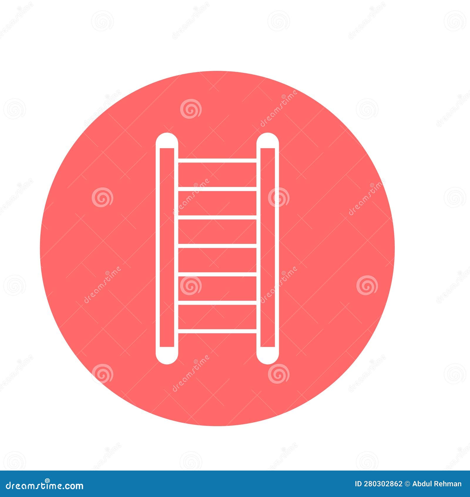 Climb Ladder Vector Icon Easily Modify. Stock Vector - Illustration of ...