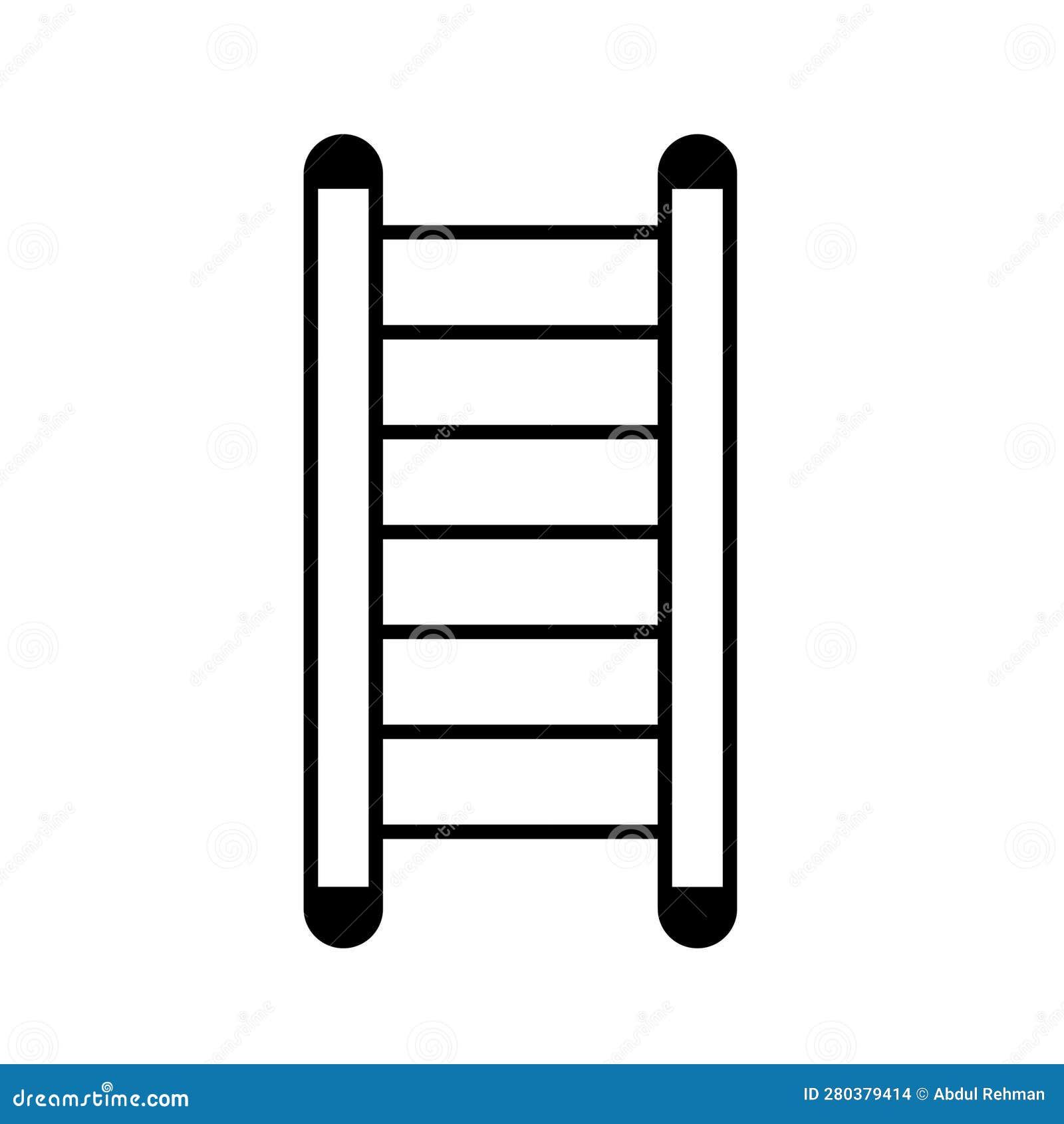 Climb Ladder Vector Icon Easily Modify. Stock Vector - Illustration of ...