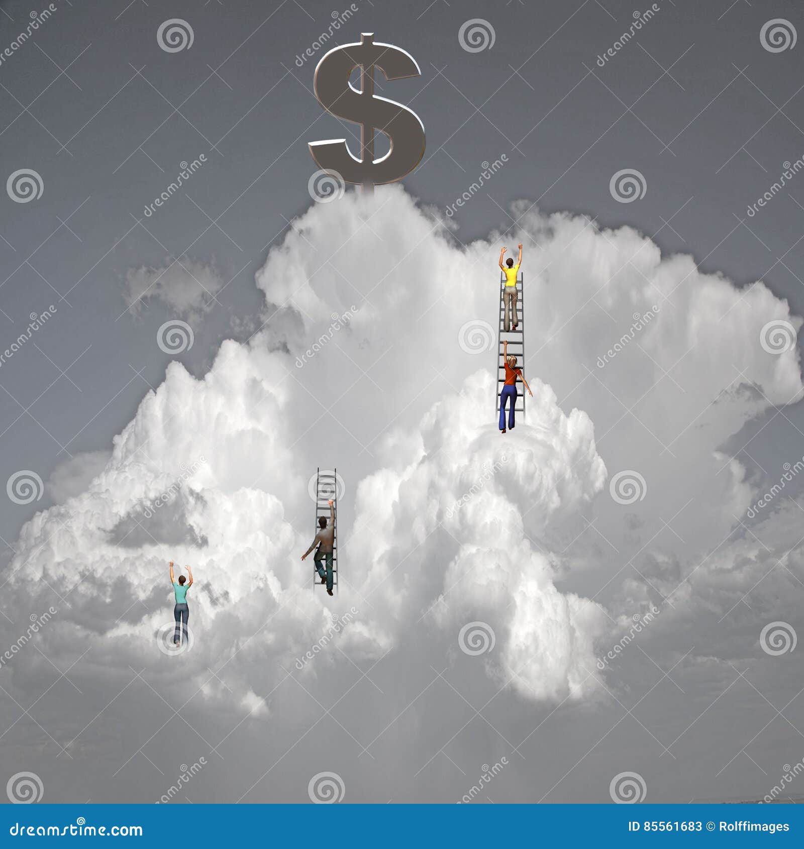 Two Distant Figures Standing Side By Side A Simmering Hostility ...