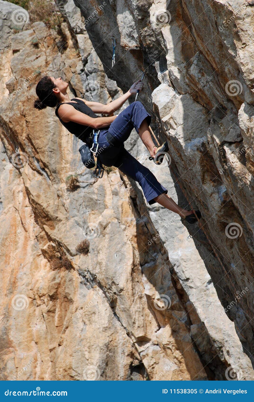 Climber stock image. Image of energetic, mountaineering - 11538305