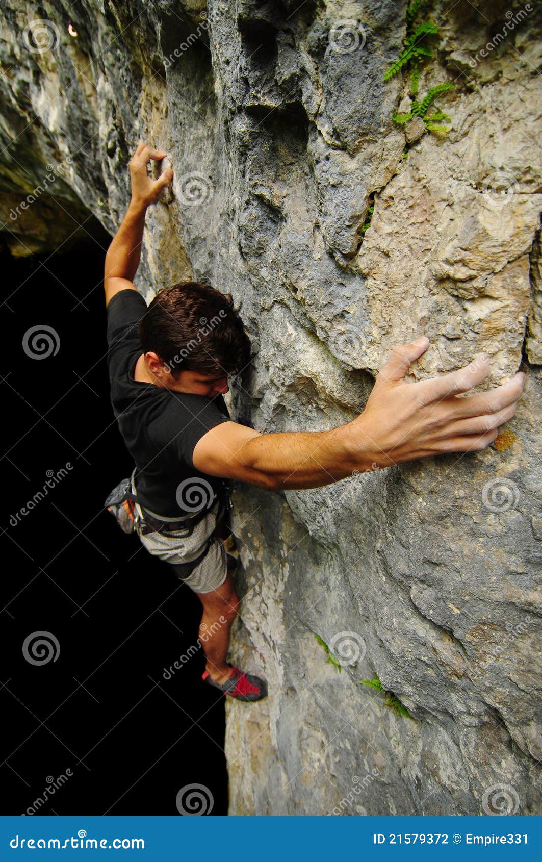 Climber stock photo. Image of power, risk, grip, boulder - 21579372