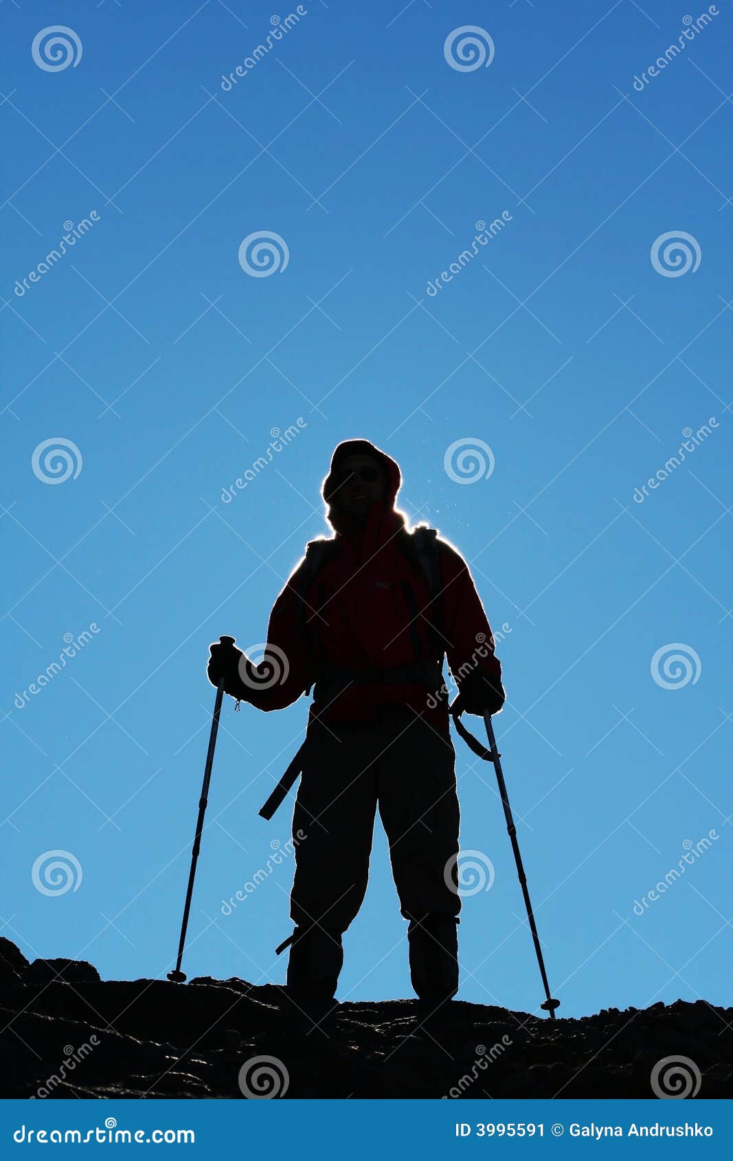 Climber stock image. Image of climber, activity, summit - 3995591