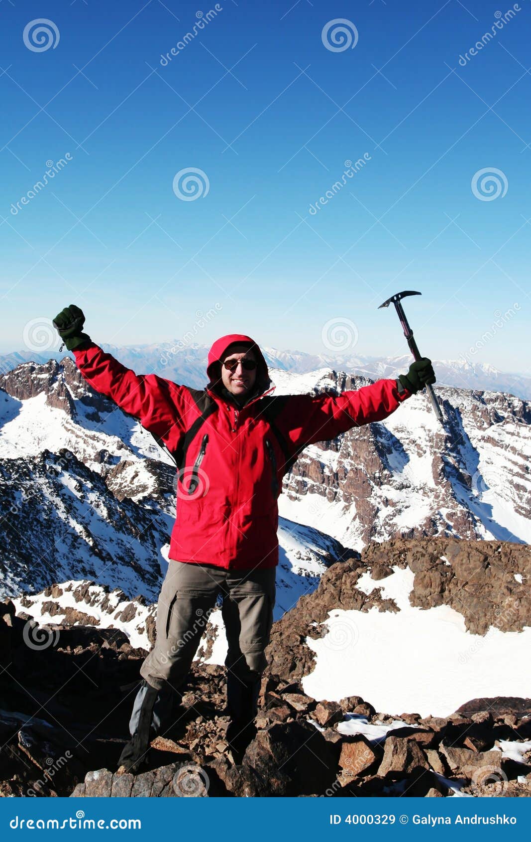 Climber stock image. Image of people, climber, male, mountaineer - 4000329