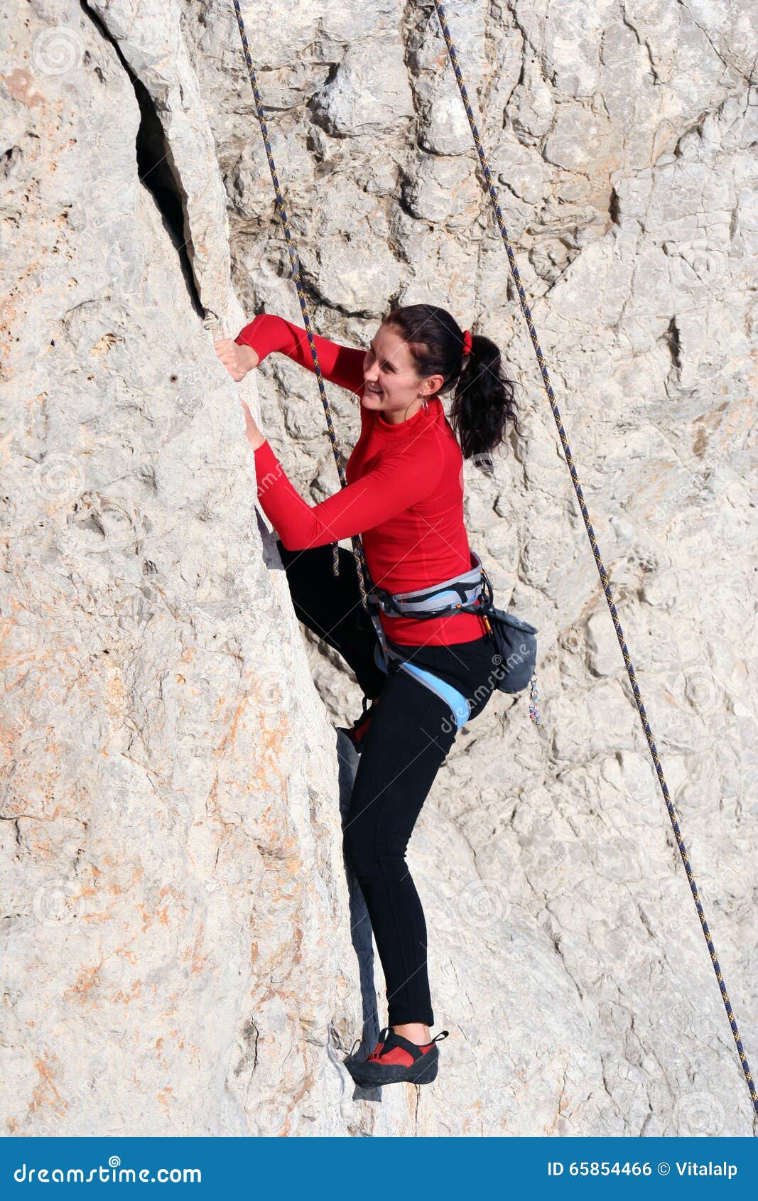 Climber fotografia stock. Immagine di esercitazione, ascensione - 65854466