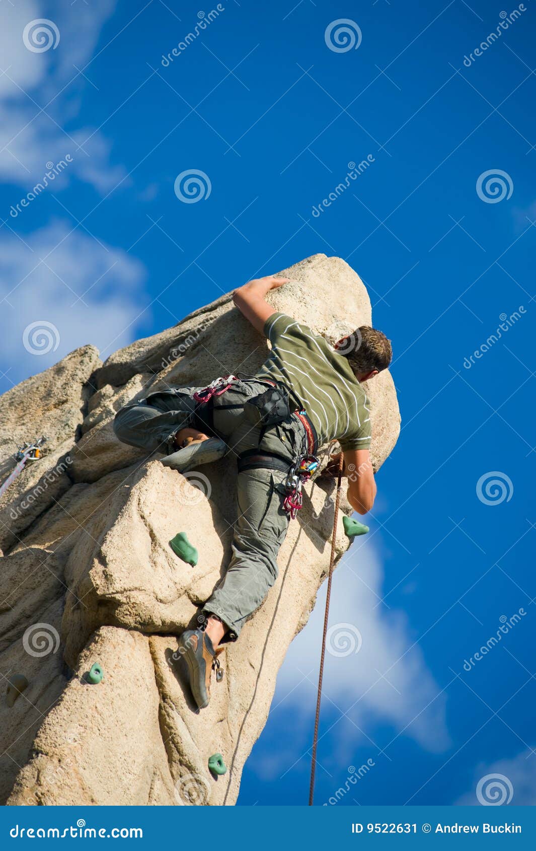 Climber stock image. Image of line, climb, determination - 9522631