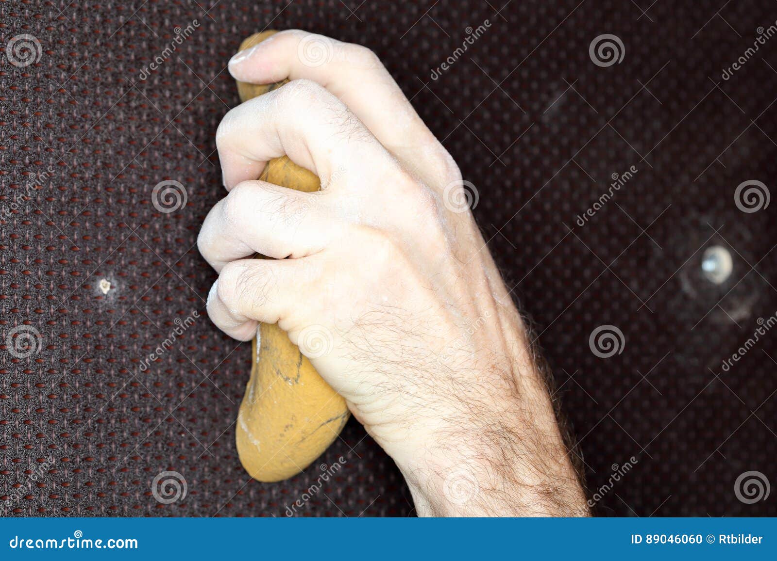 Climber hand is gripping stock photo. Image of bouldering - 89046060