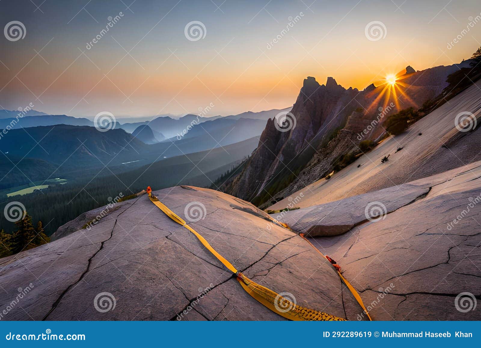 A Climber S Route Map and Guidebook on a Rocky Ledge, Providing ...