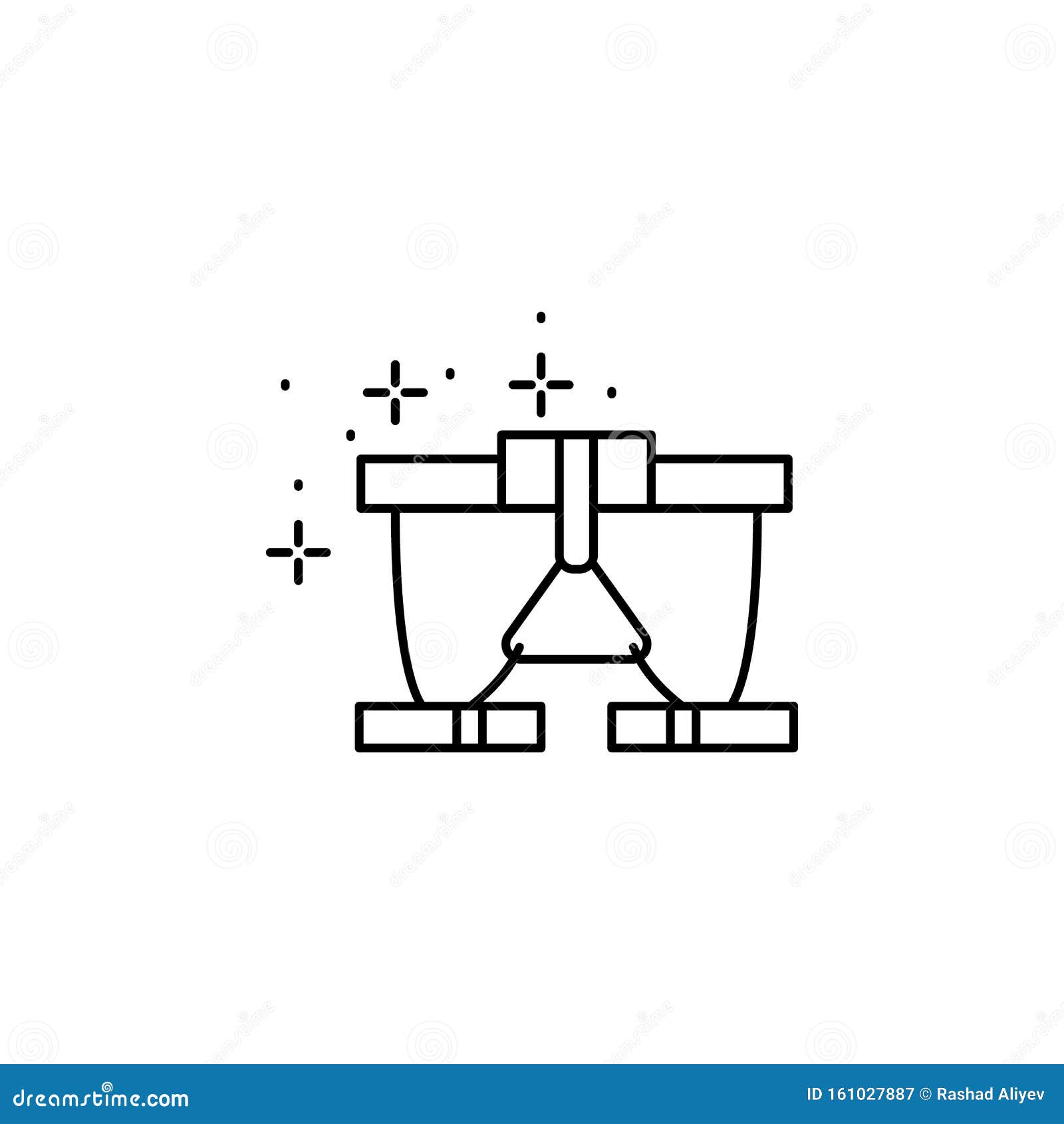 Climber Safety System Icon. Element of Mountaineering Icon Stock ...